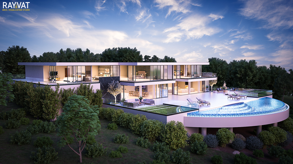 6 Point Strategy for Luxury Real Estate Marketing - Realistic Rendering